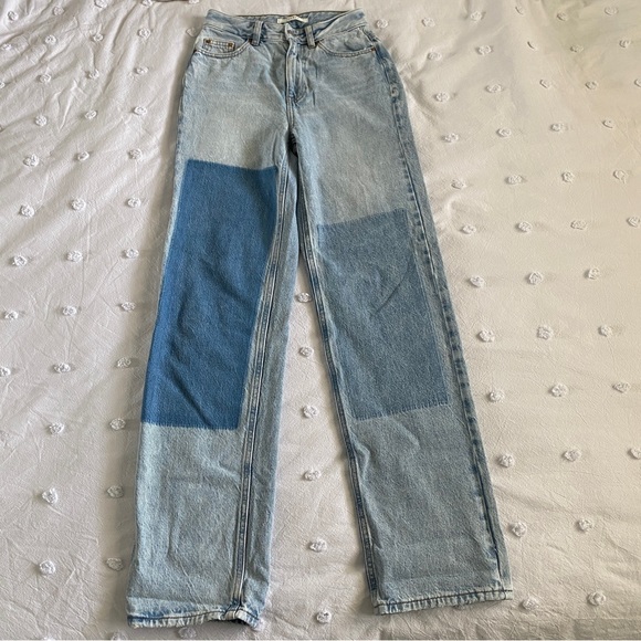 PacSun | Jeans | Nwot Pacsun Eco Light Blue Patches Boyfriend Jeans 25 ...